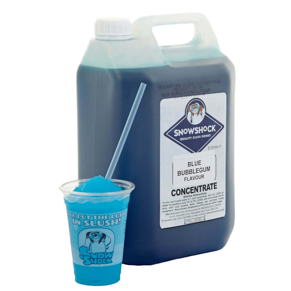 Blue Bubblegum Slush Syrup