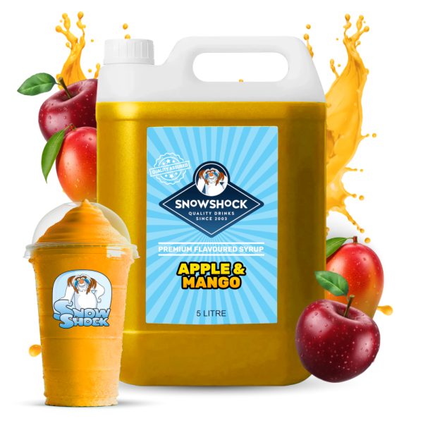SnowShock Slush Syrup – Apple & Mango 5Ltr