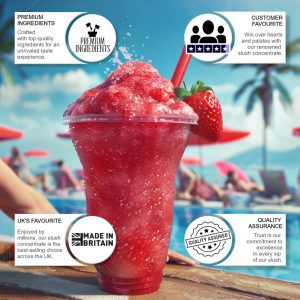 Snowshock Slush Syrup – Strawberry 1Ltr